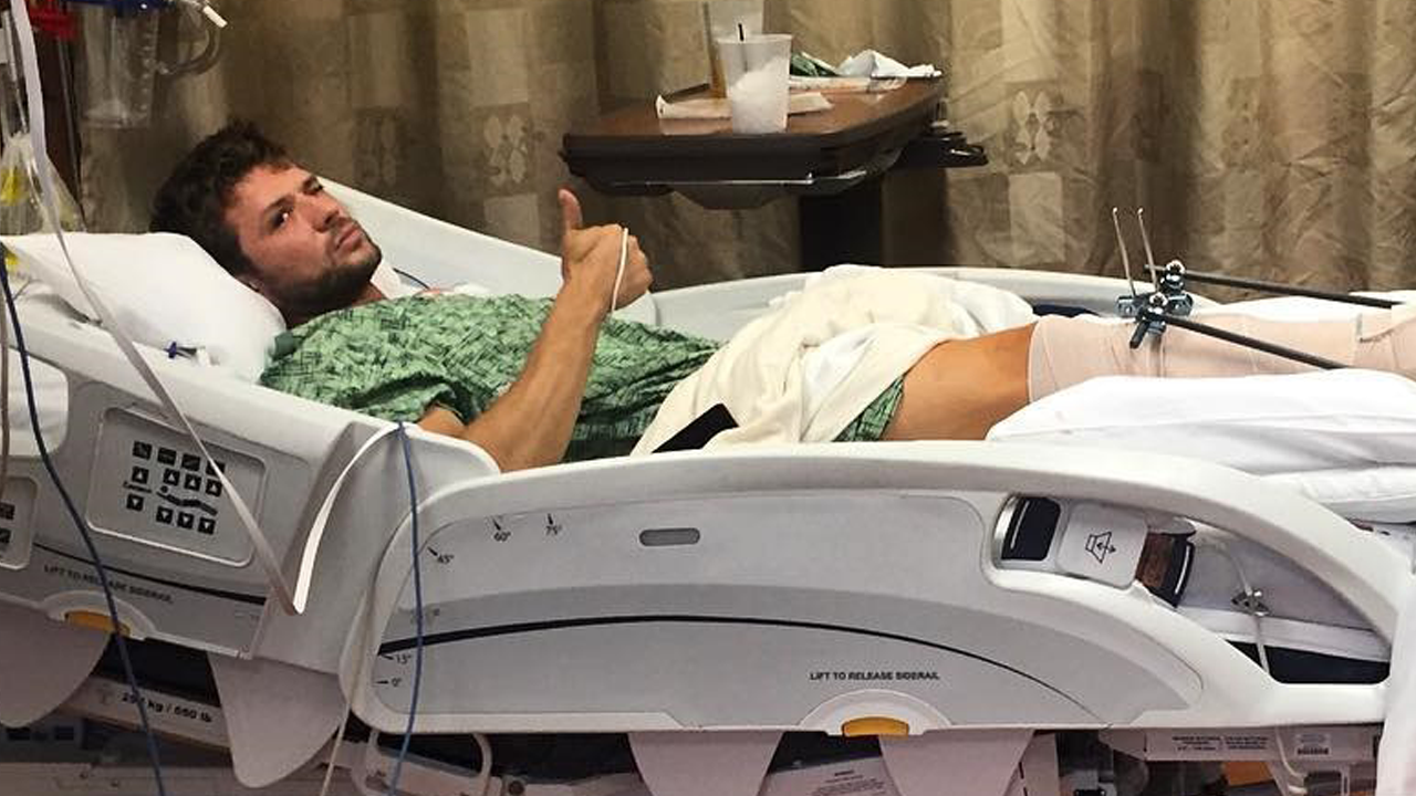 Ryan Phillippe Hospitalized for Broken Leg After 'Freak Accident,' Shares Photo From Bed | wusa9.com